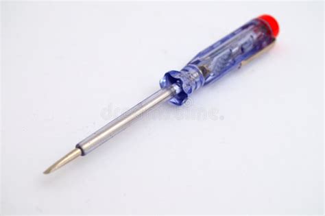 Screwdriver For Testing Electricity Stock Image Image Of Background House
