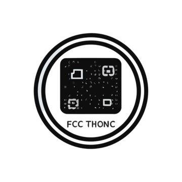 Black Square In The Fcc Thon Logo Vector A Simplistic Black Icon Of