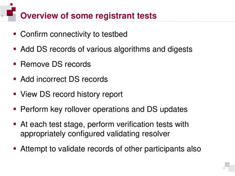 Edu Dnssec Testbed Lessons Learned Ppt Download