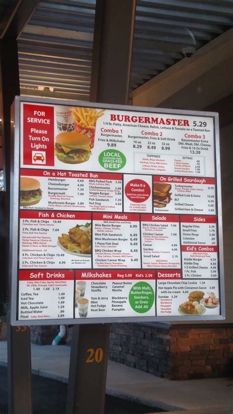 Burgermaster Mount Vernon Menu Prices And Restaurant Reviews