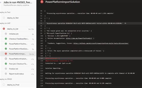 Azure Devops Powerplatform Deployment Error Due To Timing Issue Blog About Anything Related To