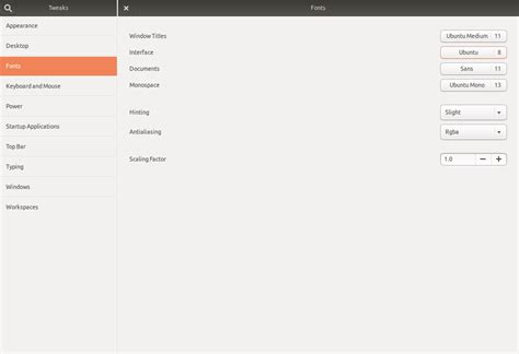 unity what are the default fonts on ubuntu 14 04 ask ubuntu