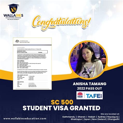 Student Visa Grant 15 Feb Wallabies Education And Migration