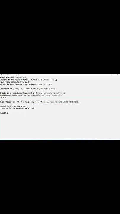 Create Database In Sql Informaticspractices Databasemanagement