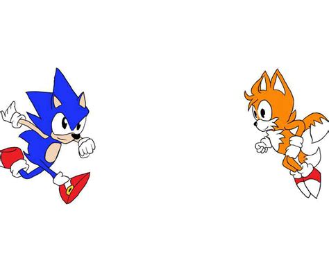 Sonic And Tails High Five Animation By Mrdaywhea On Deviantart