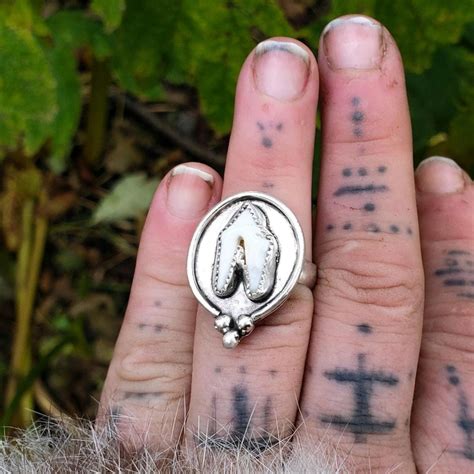 Tooth Ring Etsy
