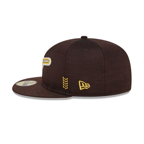 New Era 59fifty San Diego Padres Clubhouse 2024 Fitted Hat Burnt Wood