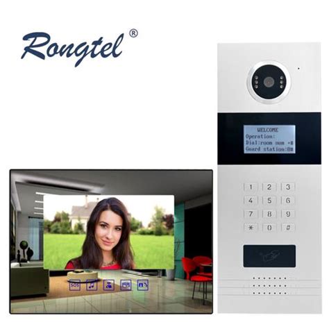 Bulk Buy China Wholesale Cat Bus Video Doorphone With Touch Keypad Access Control For Multi