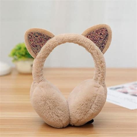 Neko Cat Ear Muffs Earmuffs Winter Cold Headband Ddlg Playground