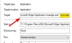 Always Start Edge In Incognito Ways To Force It