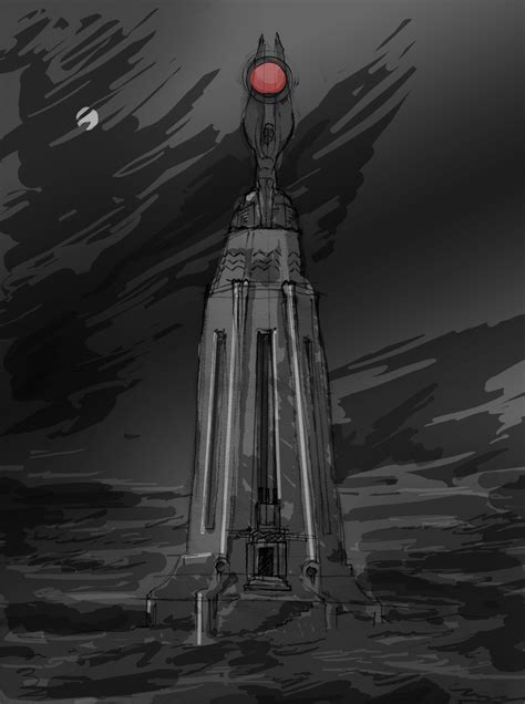 Final Concept Design For The Lighthouse From Bioshock Revilbuildings