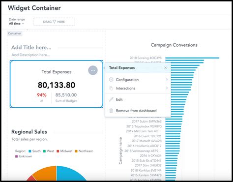 configure dashboard layout and visualizations gooddata cloud