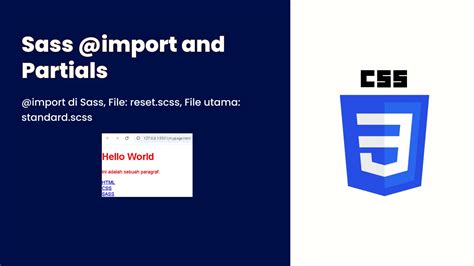 Belajar Css Lanjutan 129 Sass Import And Partials — Minarsih Tech