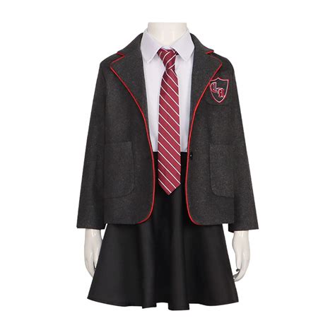 Disfraz De Matilda Para Cosplay Uniforme Escolar Abrigo Falda Con