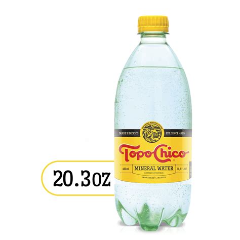 Topo Chico Sparkling Mineral Water Bottle 203 Fl Oz