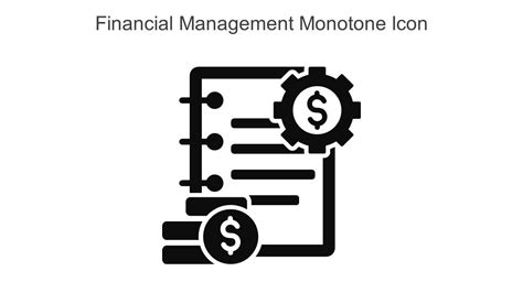 Financial Management Monotone Icon In Powerpoint Pptx Png And Editable Eps Format Ppt Powerpoint