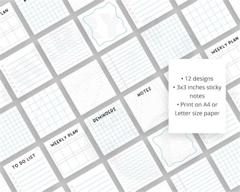 Notasdiario Imprimible Notas En Blanco Tarjetas De Notas Notas