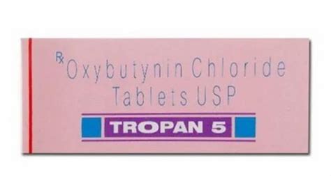 Oxybutynin 5 Mg Tropan At Rs 195stripe Oxybutynin Chloride Tablet In