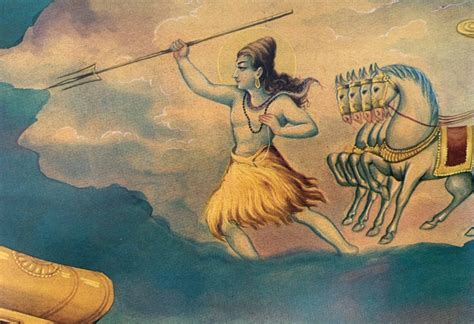 Arjun Dronacharya Photo A Scene From Mahabharat Indian Hindu Etsy