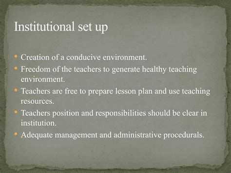 Factors Affecting Teaching Teaching Pedagogy Pptx