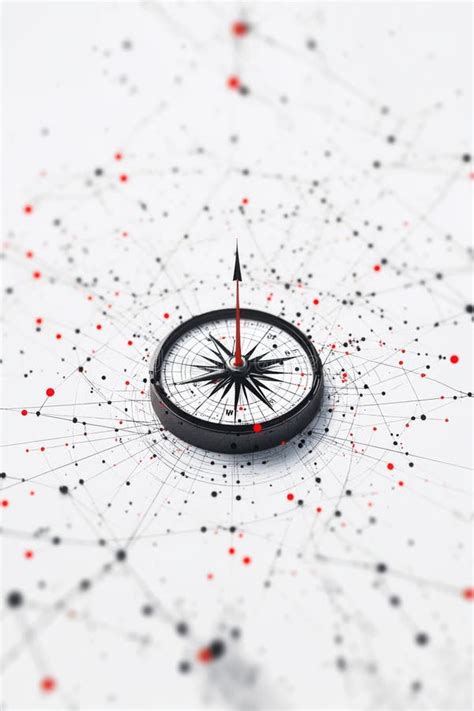 Data Driven Navigation Compass Stock Illustration Illustration Of Compass Goal 337865287