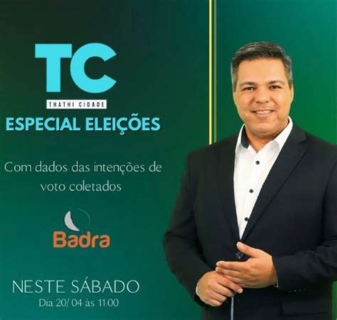 Imperdível Tv Thathi Band Litoral Divulga Primeira Pesquisa De