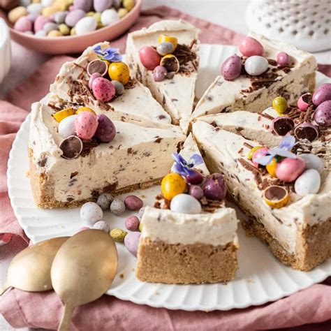 No Bake Mini Egg Cheesecake Emma Duckworth Bakes