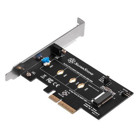 Silverstone M Nvme Ssd Ngff To Pcie X Screwless Adapter Card Sst