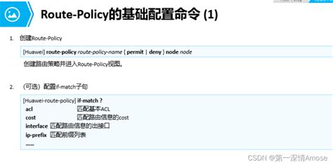 路由策略 route policy route policy csdn博客