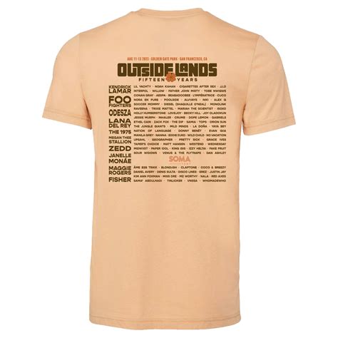 Retro Event Tee Shop The Outside Lands Festival Official Store
