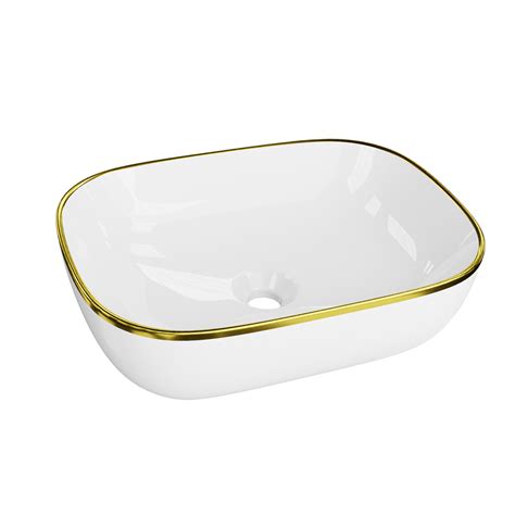 Umywalka Nablatowa 46 X 32 5 Gulia Leroy Merlin