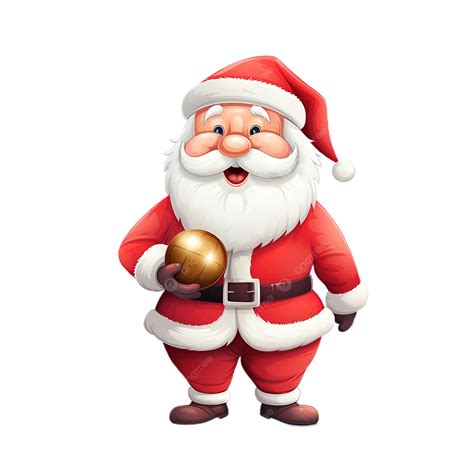 크리스마스 축하를 위한 3d 쾌활한 만화 일러스트 산타클로스 인사말 만화 일러스트 3d 일러스트 인사말 일러스트 Png