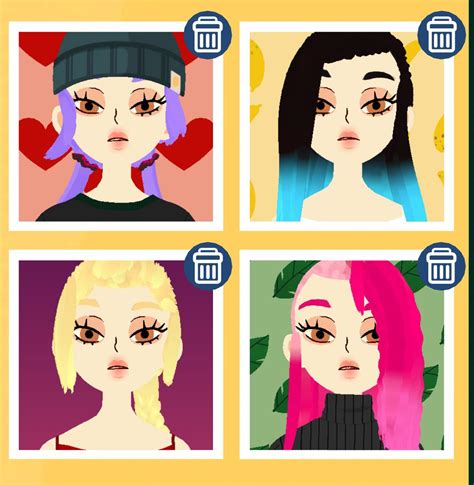 Some Hairstyles I Made With The Same Character In Toca Hair Salon 4