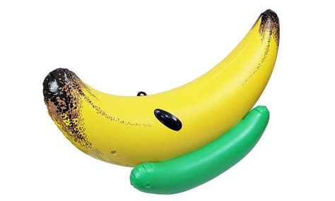 Inflatable Ride On Banana Pool Float Groupon