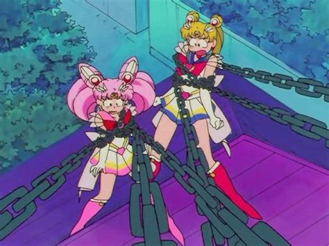 Sailor Chibimoon And Sailor Moon Tied Up By Mizuluffy2 On Deviantart