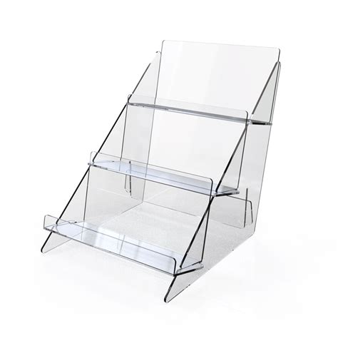 Plexiglass Display Stand With Three Reclined Levels Martellato