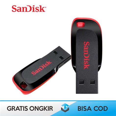 Jual Usb Flash Drive Flashdisk Cruzer Blade Sandisk 8gb Murah Original