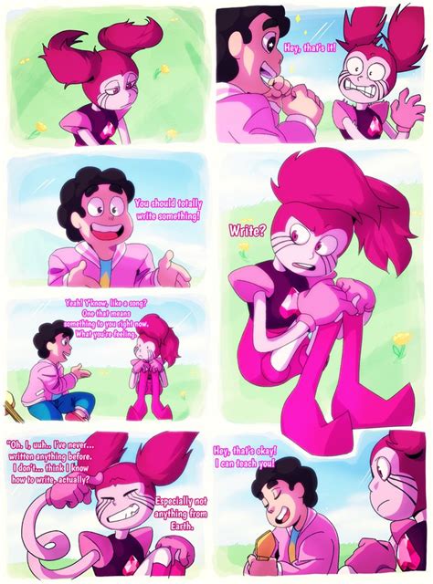 Spinel Writes A Song 2 3 By KyuubiCore On DeviantArt Steven Universe Comic Steven Universe