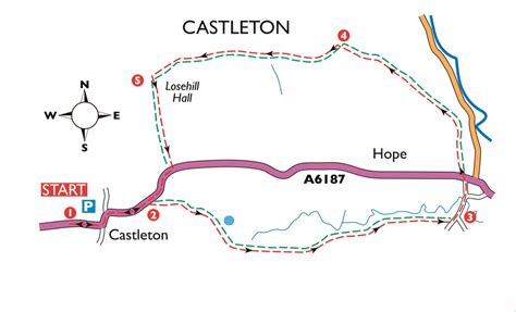 Free Peak District Walk Castleton 4 Miles Countryside Books