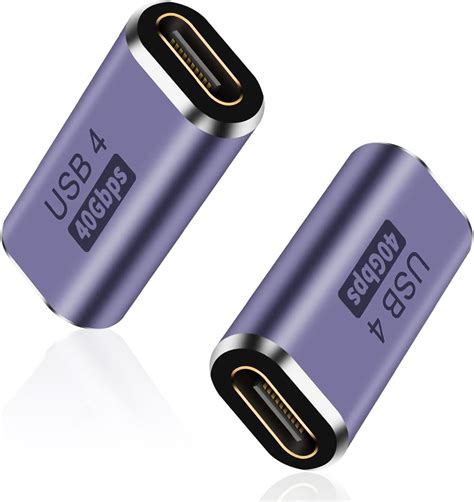 Jp Usb C 変換アダプタ Type C アダプタ 2個入り【40gbps高速データ転送and100w 5a急速充電and 8k 120hz映像出力】type Cメス