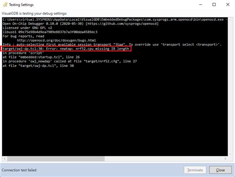 Using Olimex Arm Jtag Swd To Debug Devices Via Swd Visualgdb Tutorials
