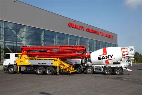 Concrete Mixer And Pump Truck At Julia Alvarado Blog