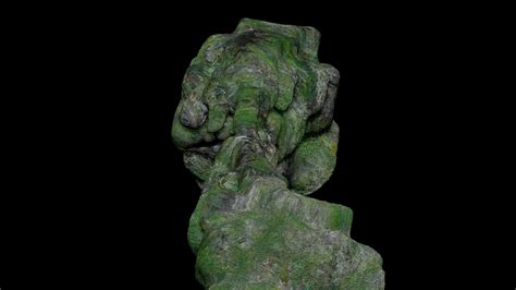 3d Model Natural Stone Is Actually Mossy Stone Bridge V1 Turbosquid