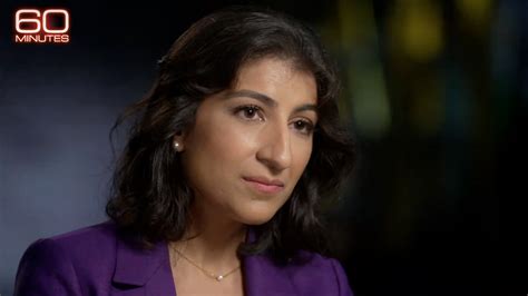 Ftcs Khan Defends Her Record On 60 Minutes