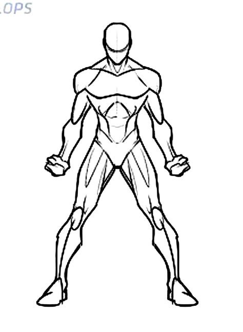 This Tutorial Shows How To Draw A Muscular Male Body In The Anime And