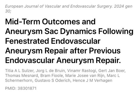 Fevar After Evar Showed High Rates Of Sac Expansion And Needed More