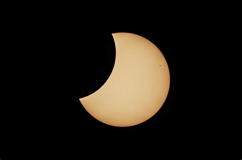 Partial Solar Eclipse Taken From Bosnia 25102022 Rastrophotography