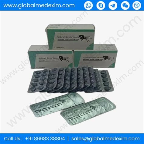 Sildigra Black Force Tablets At Rs 200 Stripe Erectile Dysfunction Medicine In Nagpur Id