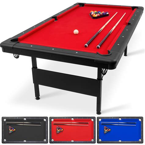 Gosports 7 Ft Billiards Table Portable Pool Table Includes Full Set Of Balls 2 Cue Sticks