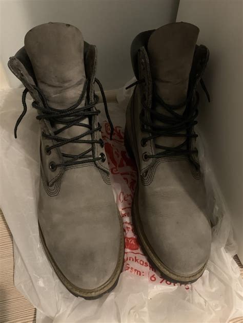 I Am Not Happy How It Looks My Grey Timbs They Dont Look Cool And